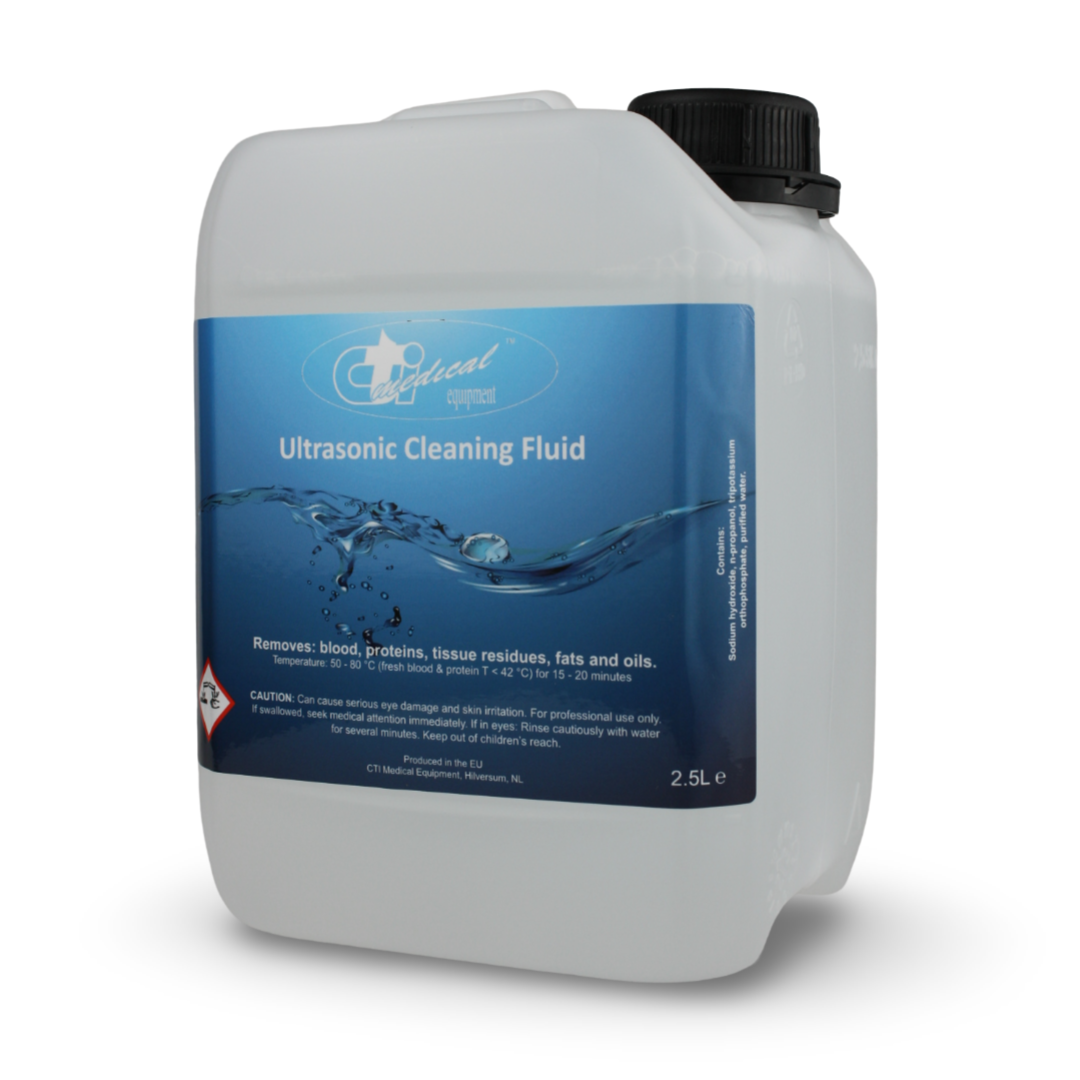 Ultrasonic Cleaning Fluid 2.5L (0300) - CTI medical | specialist in Medical Devices